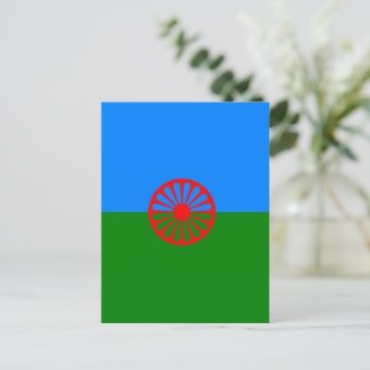 Official Romany gypsy flag Postcard | Zazzle