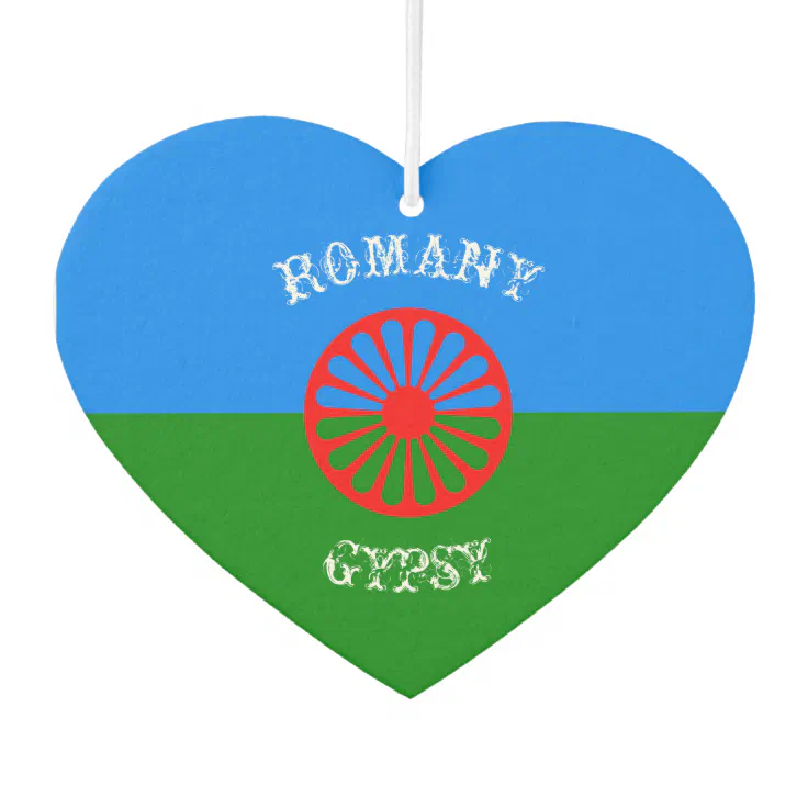 Official romany gypsy flag symbol air freshener | Zazzle