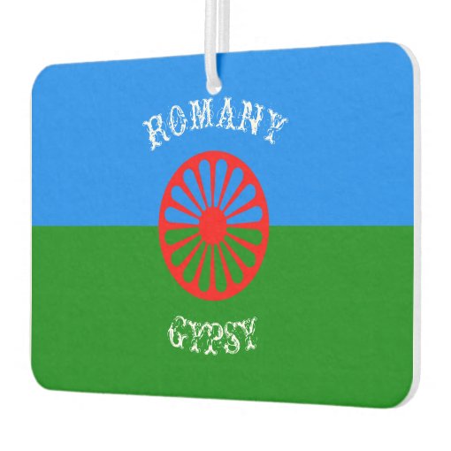 Official romany gypsy flag symbol air freshener | Zazzle