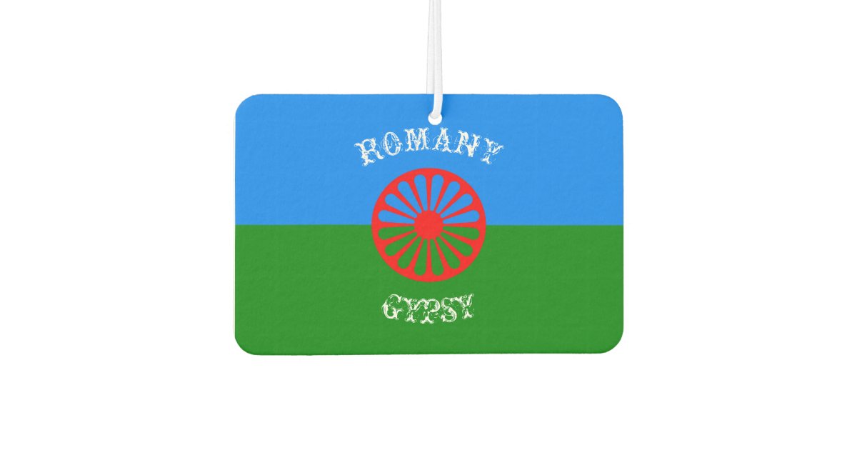 Official romany gypsy flag symbol air freshener | Zazzle