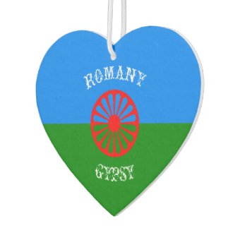 Official romany gypsy flag symbol air freshener | Zazzle