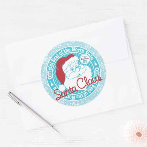 Official Santa Claus Seal Christmas | Zazzle