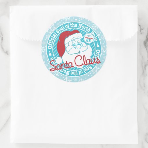Official Santa Claus Seal Christmas | Zazzle