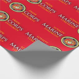 Official Seal - Marine Corps Wrapping Paper | Zazzle