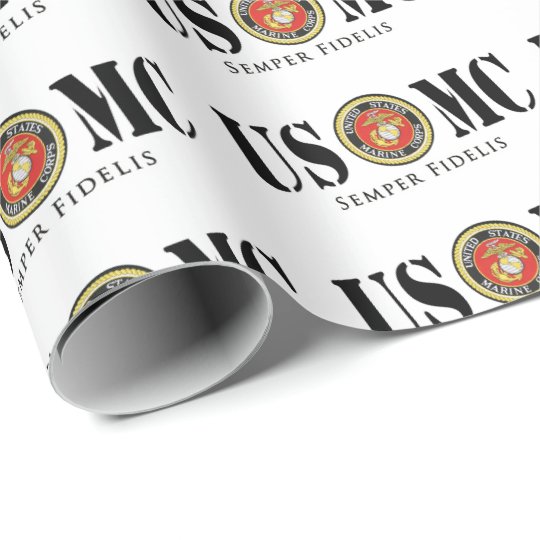 Official Seal US Marine Corps Wrapping Paper | Zazzle.com
