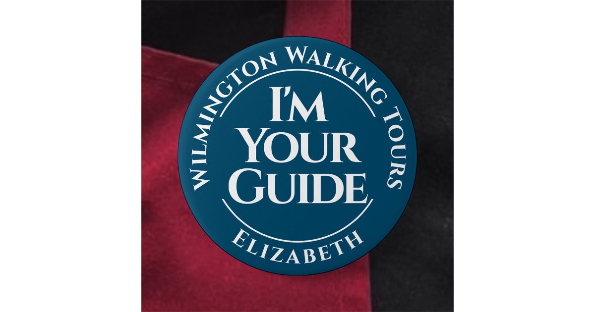 Official Tour Guide Badge Button | Zazzle