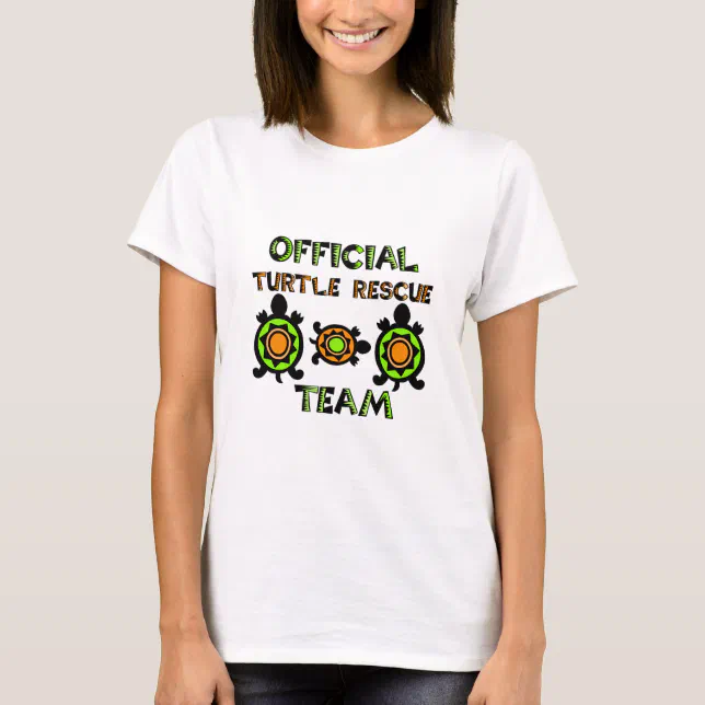 Official Turtle Rescue Team 1 T-Shirt | Zazzle