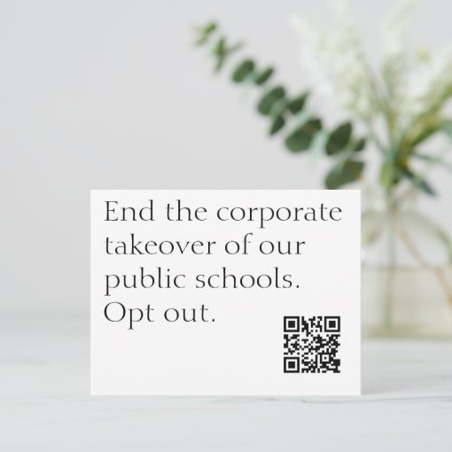 Official United Opt Out Postcards | Zazzle