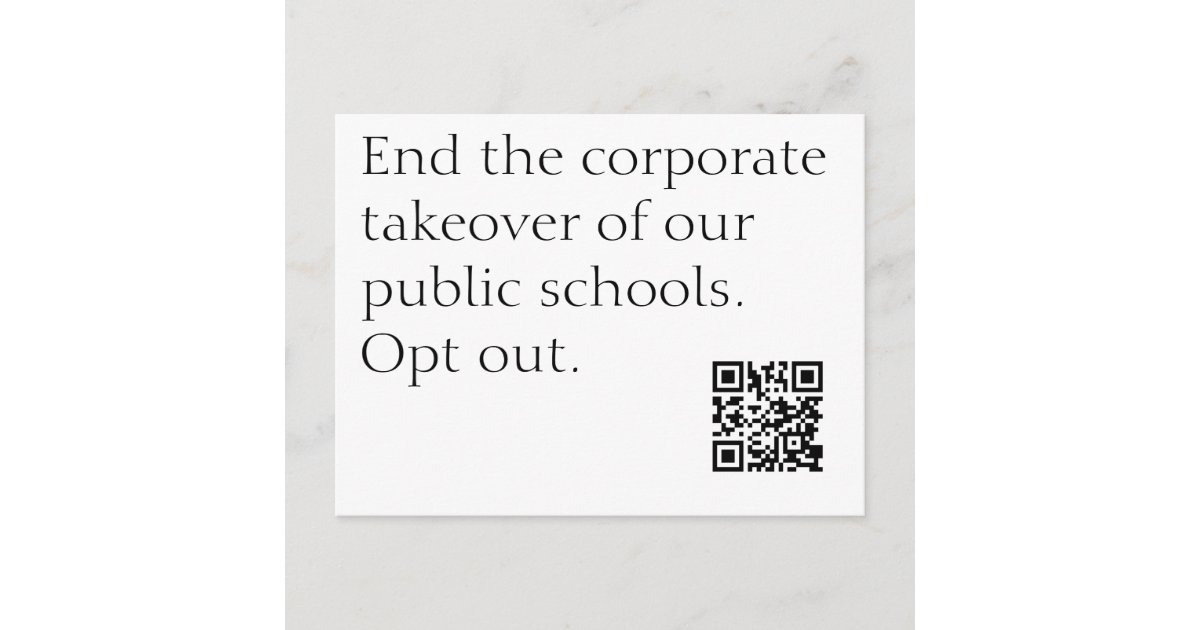 Official United Opt Out Postcards | Zazzle