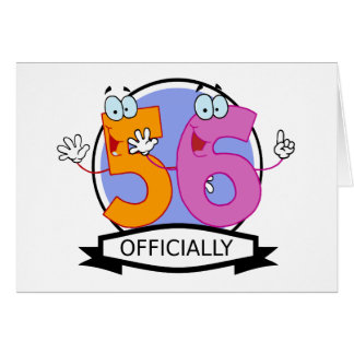 56 Years Old Birthday Greeting Cards | Zazzle