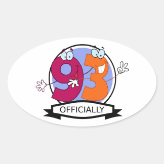 Number 93 Stickers | Zazzle