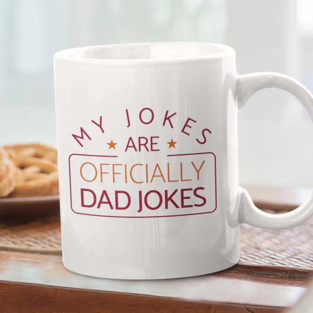 Officially Dad Jokes Coffee Mug | Zazzle