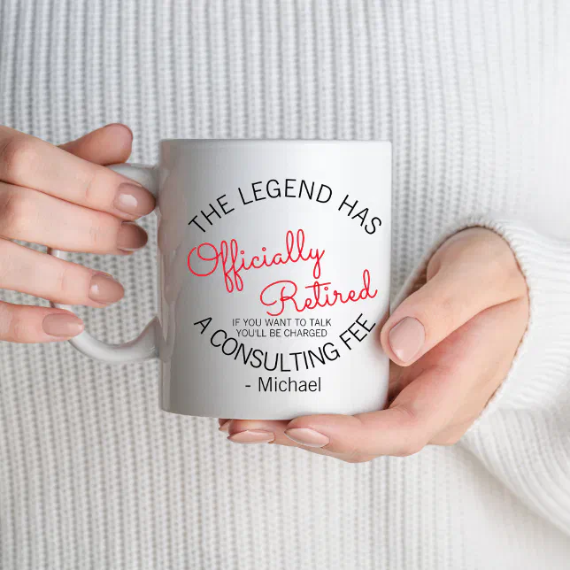 Officially Retired Men Women Retirement Party Mug | Zazzle