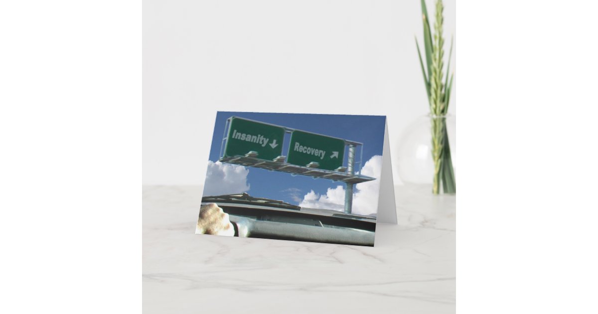 Offramp To Recovery Card | Zazzle