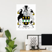 Ogden Family Crest Poster | Zazzle
