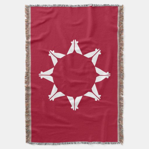 Oglala Lakota Sioux Flag Throw Blanket | Zazzle