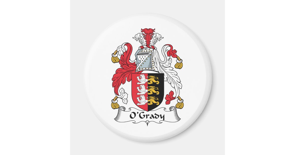 O'Grady Family Crest Magnet | Zazzle