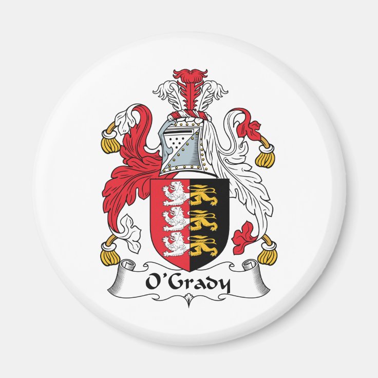 O'Grady Family Crest Magnet | Zazzle