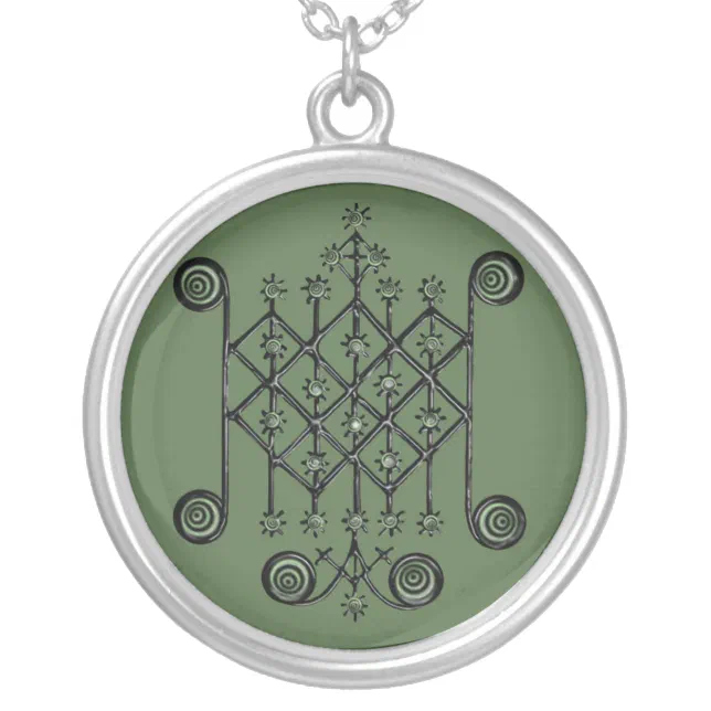 Ogun Veve Pendant | Zazzle