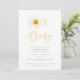Oh Baby Modern Daisy Gender Neutral Baby Shower Invitation | Zazzle