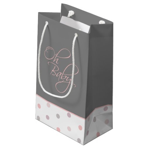 Oh Baby Posh Baby Gift for Girl Small Gift Bag | Zazzle