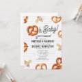Oh Baby Pretzels & Pacifiers Neutral Baby Shower Invitation | Zazzle