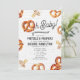 Oh Baby Pretzels & Pacifiers Neutral Baby Shower Invitation | Zazzle