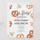 Oh Baby Pretzels & Pacifiers Neutral Baby Shower Invitation | Zazzle