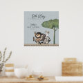 Oh Boy! Let the Wild Rumpus Start | Baby Shower Poster | Zazzle