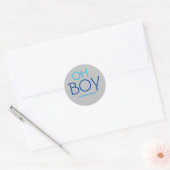 Oh Boy Sticker | Zazzle