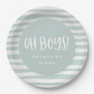 Twin baby shower plates and napkins store