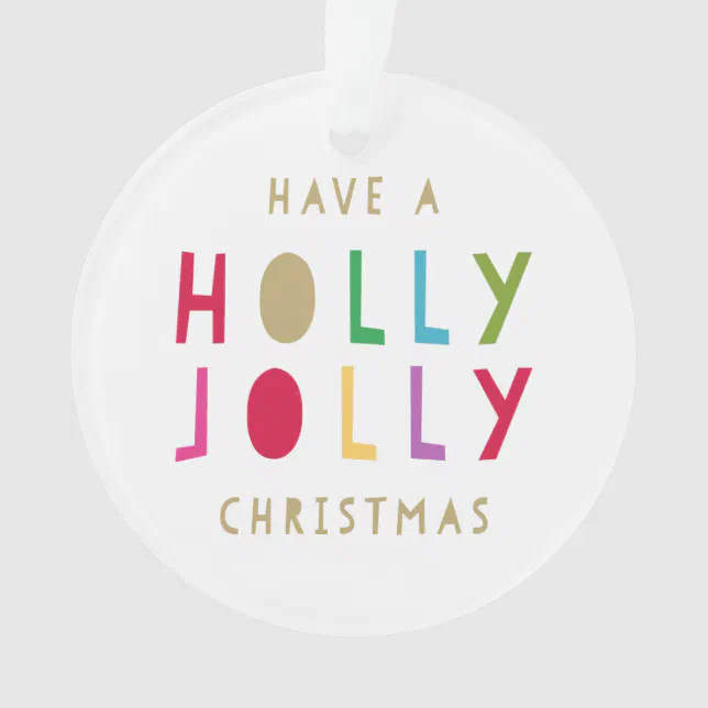 Oh By Golly | Holiday Ornament | Zazzle