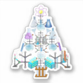 Oh Chemistry, Oh Chemist Tree Sticker | Zazzle