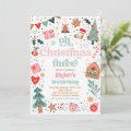 Oh Christmas Three Christmas 3rd Birthday Party Invitation | Zazzle