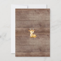 Oh Deer Baby Boys Photo Birth Announcement | Zazzle