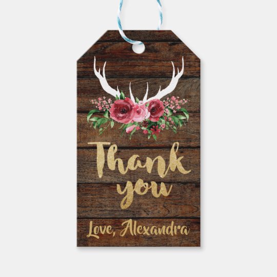 Oh Deer Baby Shower Gift Tags | Zazzle.com