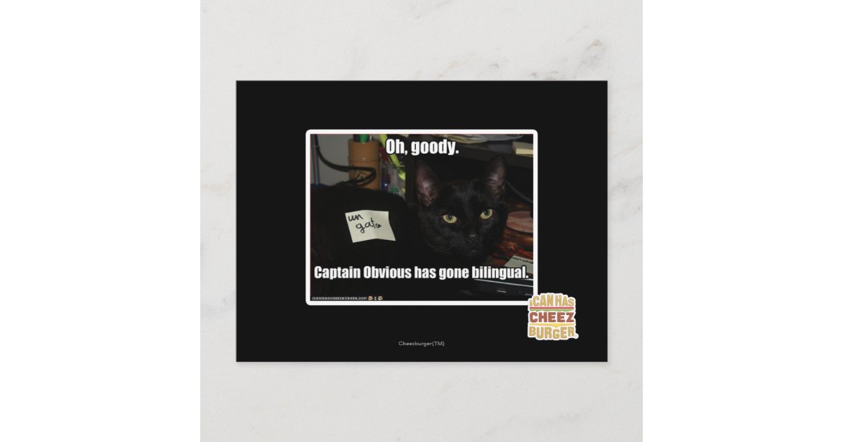 Oh, goody. postcard | Zazzle