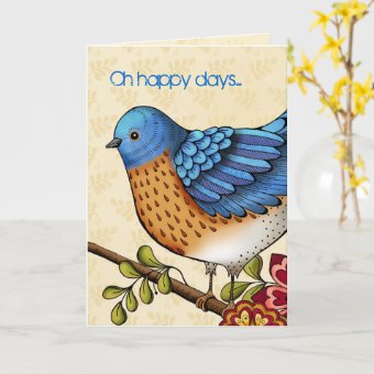 Oh Happy Days Card | Zazzle
