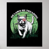 oh really cat poster