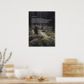 Oh Me! Oh Life! Walt Whitman Poem Wooded Path 3 Poster | Zazzle