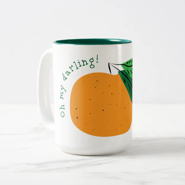 Oh my darling Clementine! Two-Tone Coffee Mug | Zazzle
