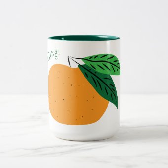 Oh my darling Clementine! Two-Tone Coffee Mug | Zazzle