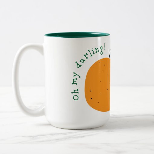 Oh my darling Clementine! Two-Tone Coffee Mug | Zazzle