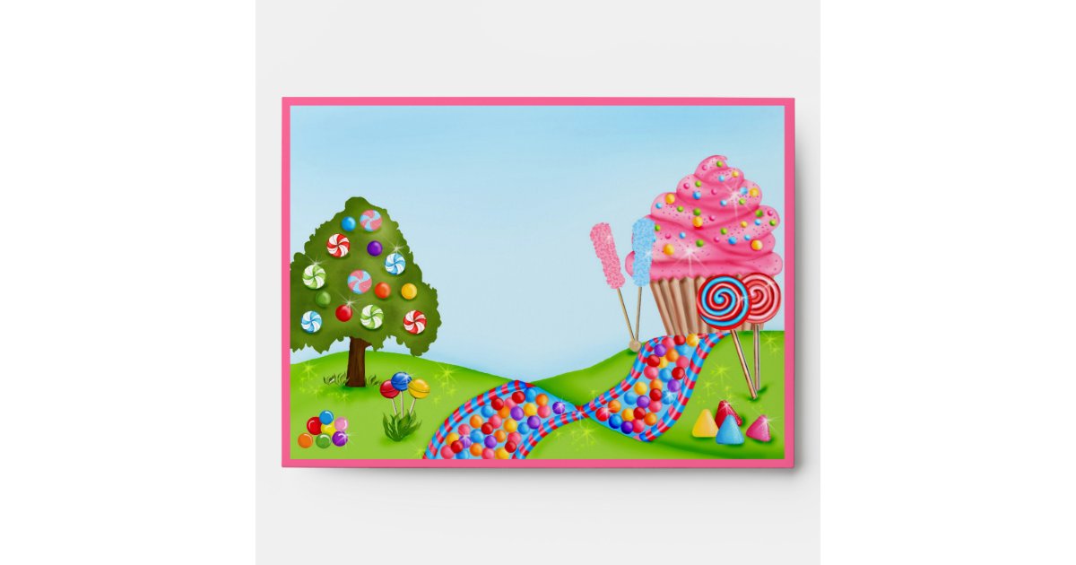 Oh Sweet Candyland Envelope | Zazzle