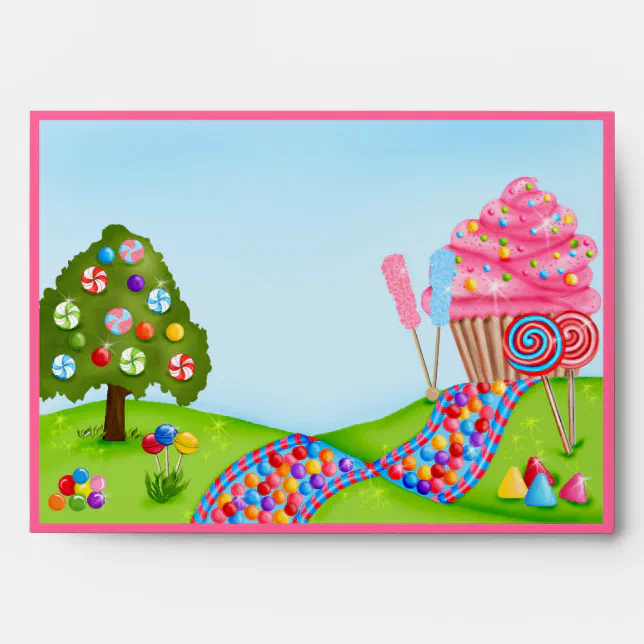 Oh Sweet Candyland Envelope | Zazzle