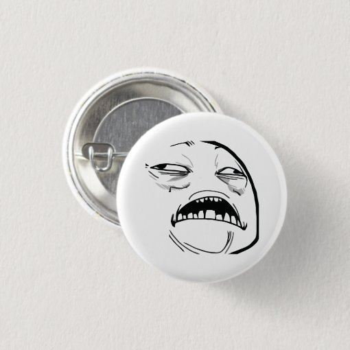 Oh Sweet Jesus Thats Good Rage Face Meme Button | Zazzle