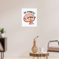 Oh Synapse Funny Brain Pun Poster | Zazzle