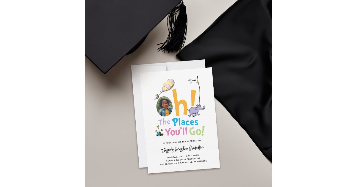 Oh, The Places You'll Go! Graduation Announcement | Zazzle