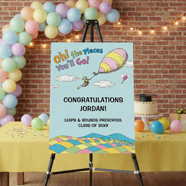 Oh, The Places You'll Go! Graduation Foam Board | Zazzle