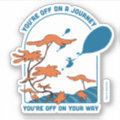 Oh, The Places You'll Go! "Off on a Journey" Sticker | Zazzle